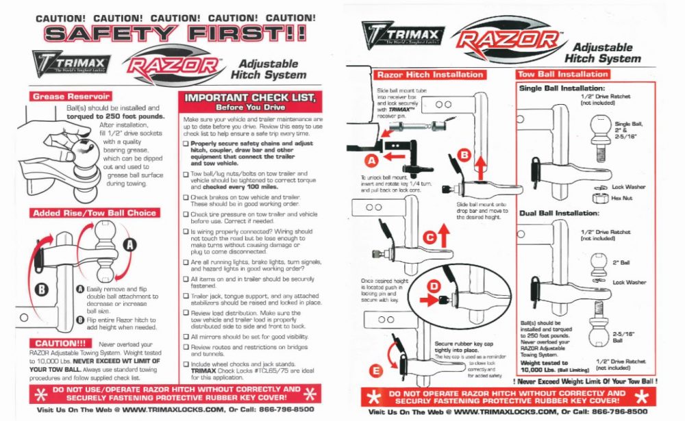 Two Ball Instructions Web - TRIMAX Locks