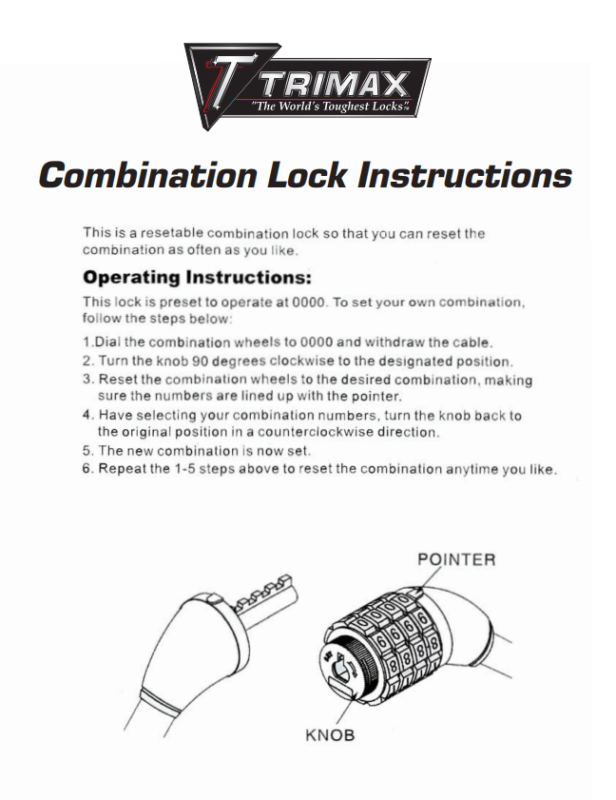 TRC126 - TRIMAX Locks