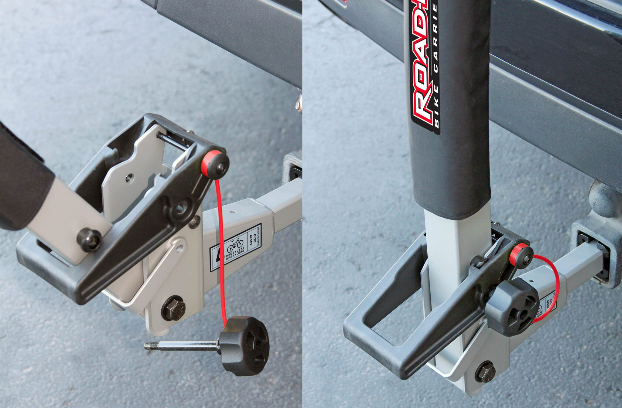 Bike Rack: Road-Max Razorback4X for Four Bikes - TRIMAX Locks